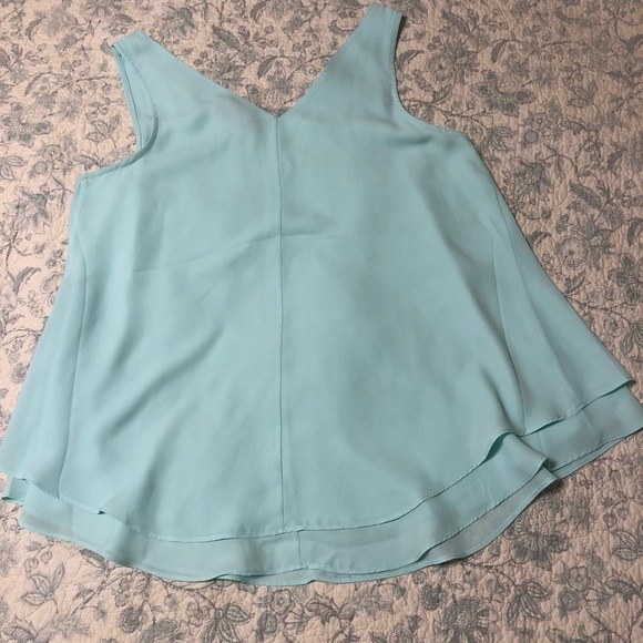 The Limited | Tops | Limited Pastel Tiffany Blue Top | Poshmark